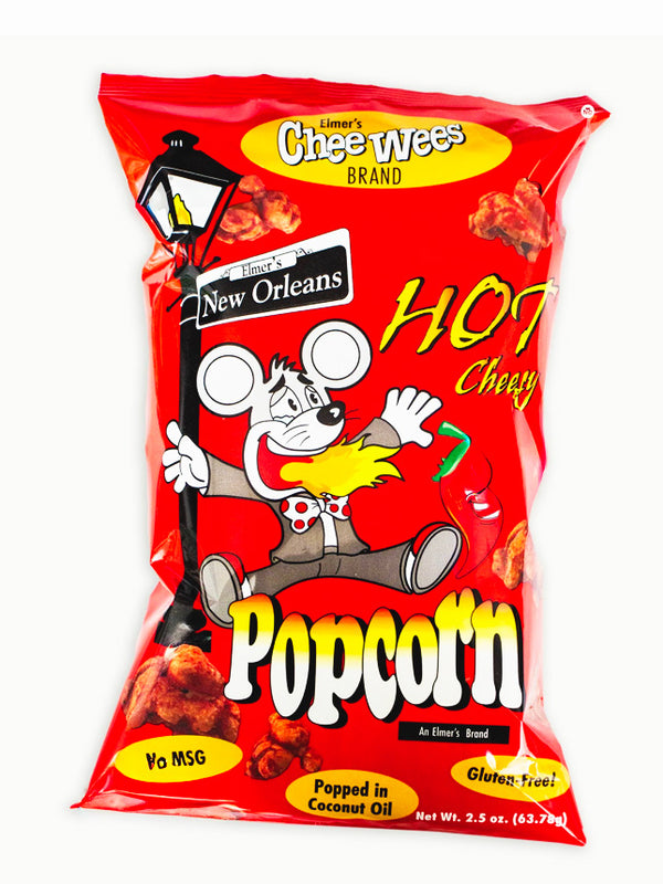 Elmer's Chee Wees Hot & Spicy Cheesy Popcorn - Exotic Blvd