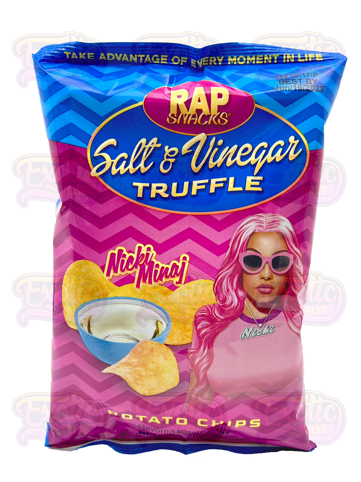 Rap Snacks Nicki Minaj Salt And Vinegar Truffle Exotic Blvd